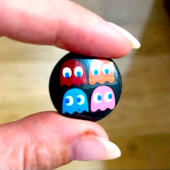 Other | Vintage Pacman Button | Poshmark